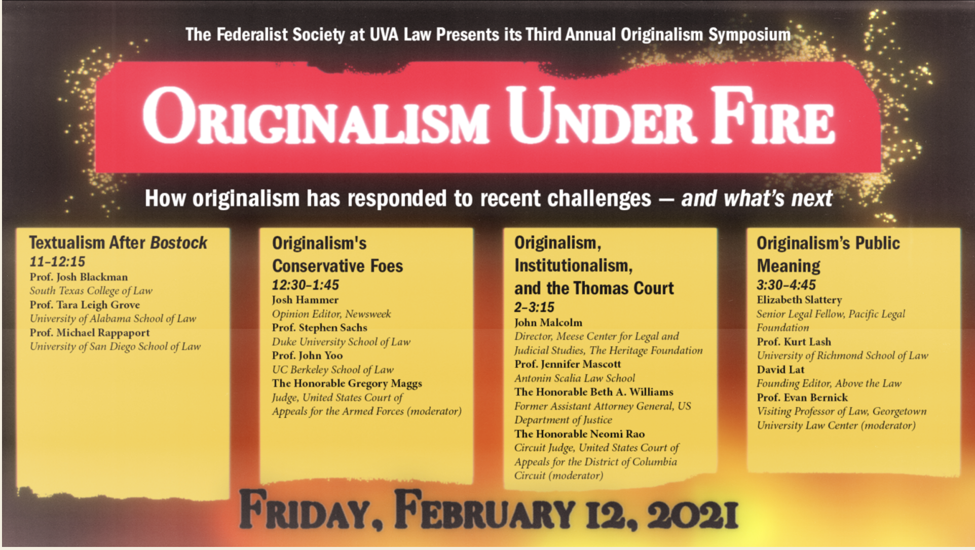 Panel on the future of originalism at UVA Law - SCOTUSblog