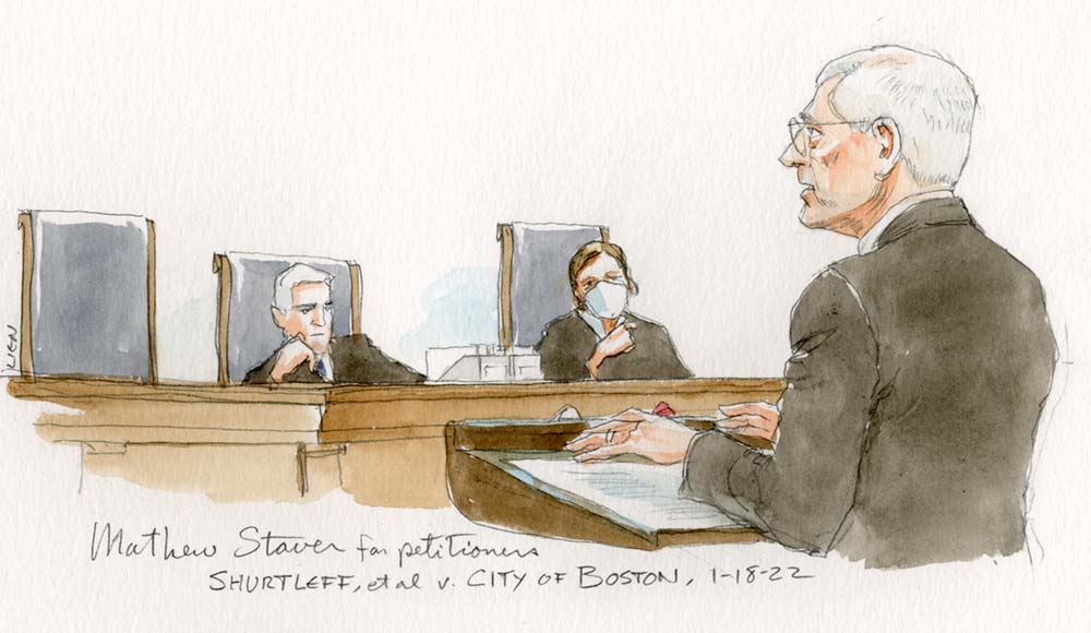 Justices debate speech and religion in spat over flag-flying at Boston ...